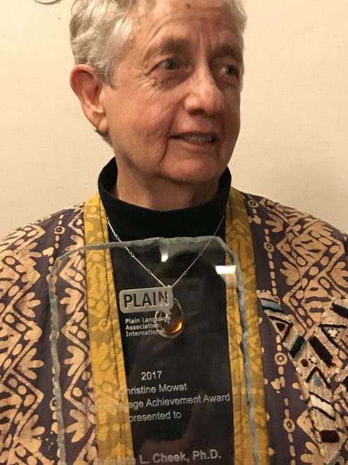 Christine Mowat Plain Language Achievement Award - Plain Language ...
