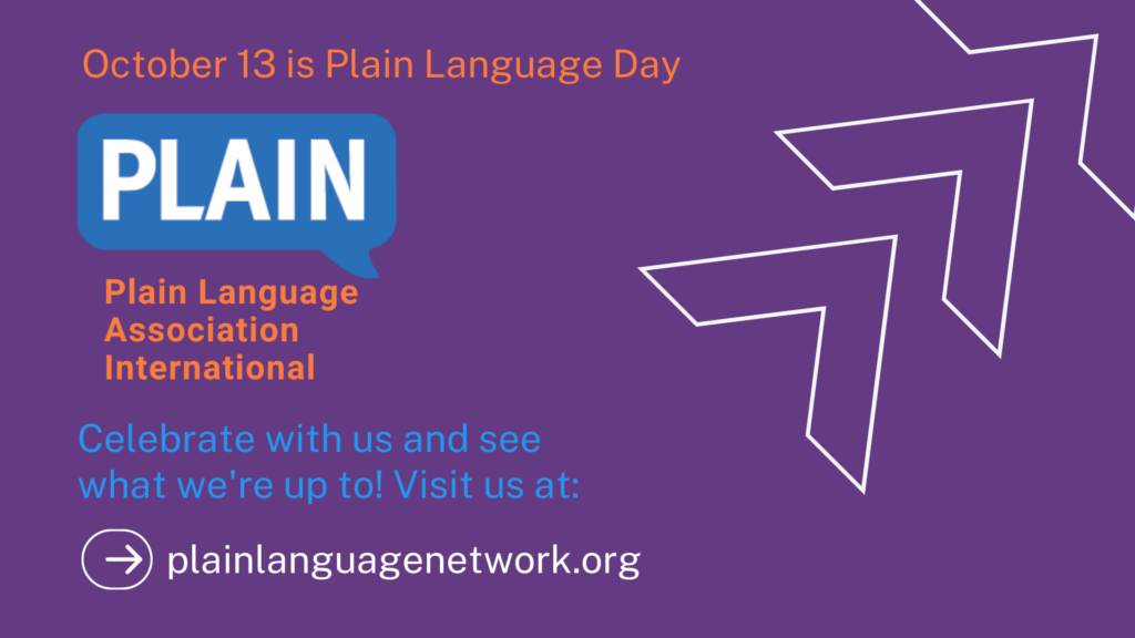 News - Plain Language Association International (PLAIN)